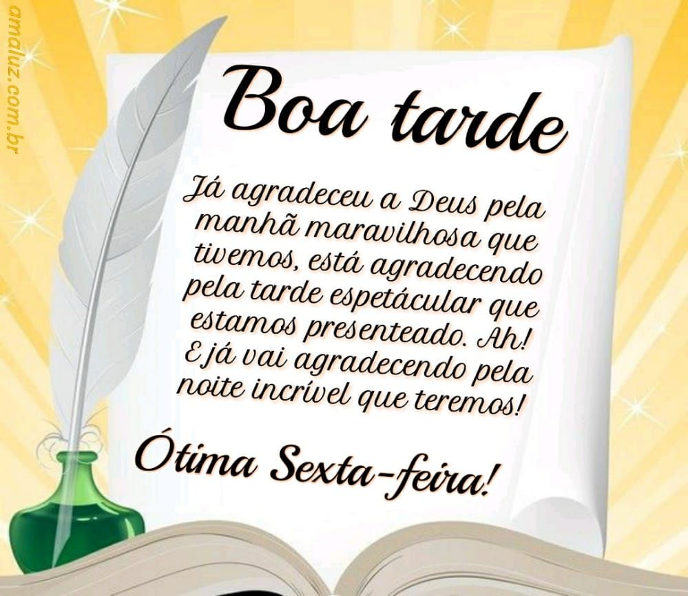33 Mensagens De Boa Tarde Sexta Feira Abençoada Para Whatsapp